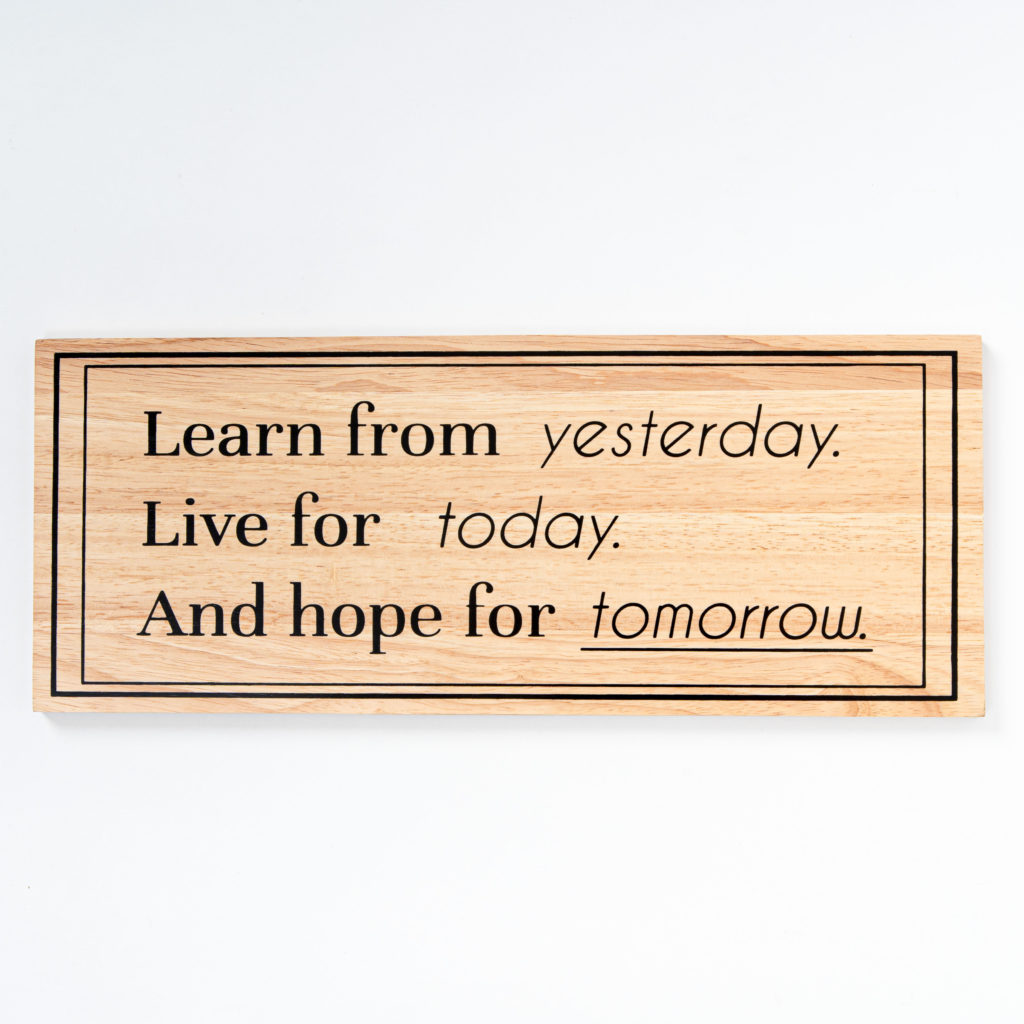 WORDING SIGN ป้ายข้อความสำหรับตกแต่ง - The Wood's Tale